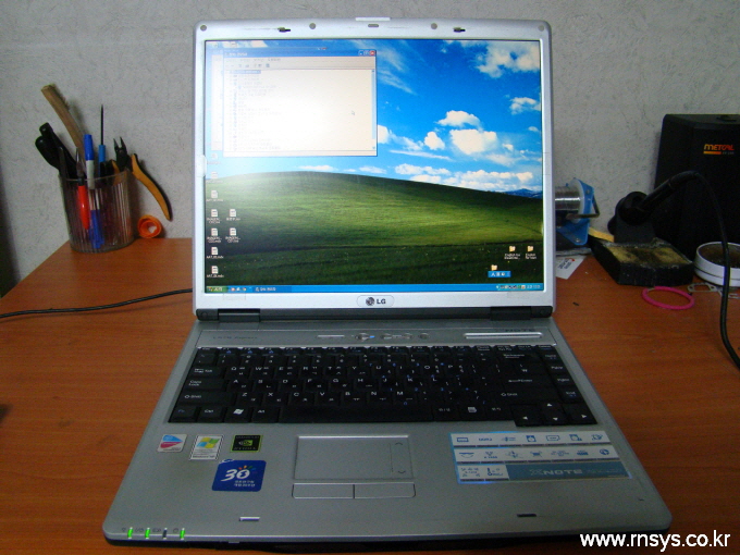 노트북수리 - [LG XNOTE LS75 노트북수리] LS75 화면깨짐증상 노트북수리 (경남)