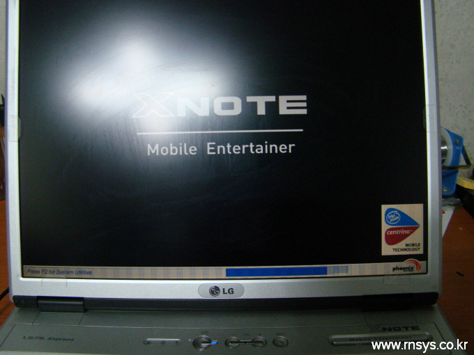 노트북수리 - [LG XNOTE LS75 노트북수리] LS75 화면깨짐증상 노트북수리 (경남)