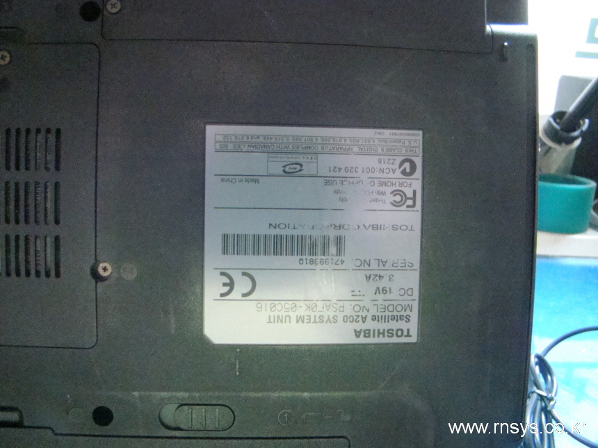 노트북수리 - 도시바 새틀라이트 a200 전원들어왔다 꺼짐증상의 도시바노트북수리 (광주)