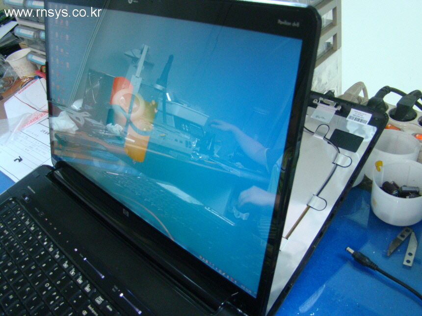 노트북수리 - HP DV8 화면바로 꺼짐증상 HP노트북수리 (광주)