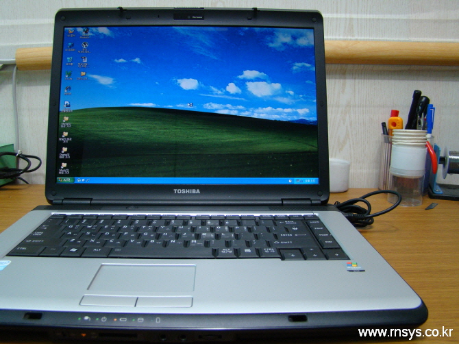 노트북수리 - " 도시바 L300 노트북수리-전원나감 다운되는 도시바노트북수리 " (서울)