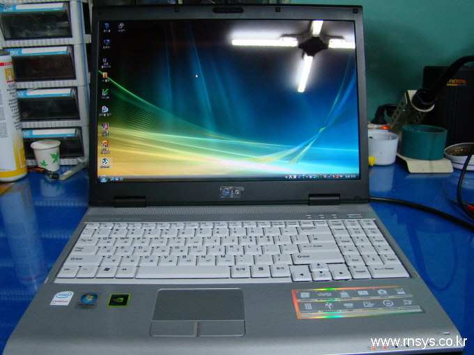 노트북수리 - [XNOTE 노트북고장] XNOTE R500 화면불한 증상 노트북수리 (광주)