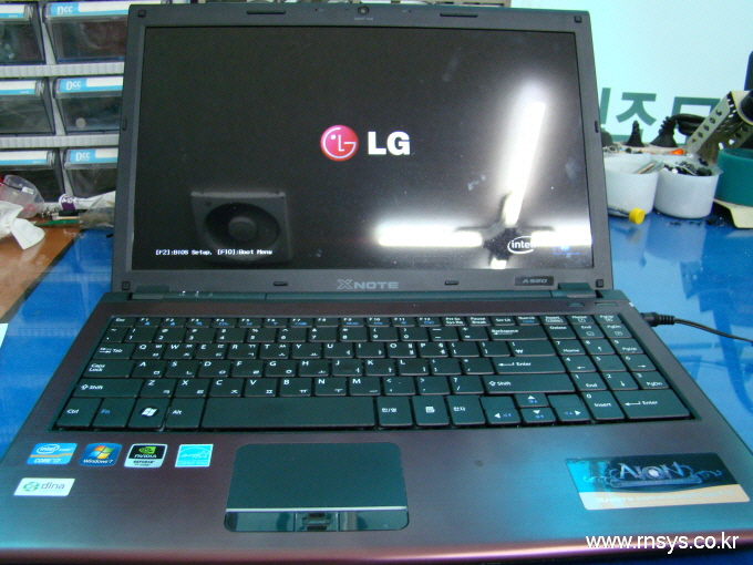 노트북수리 - [LG 노트북수리] LG XNOTE A520 바이오스 업데이트중 전원꺼짐 노트북수리 (경북)