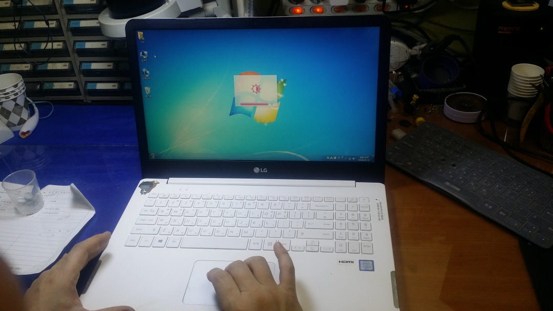 노트북수리 - LG15U56 노트북 침수노트북수리(광주)