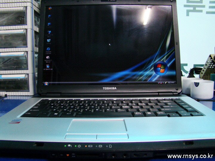 노트북수리 - [도시바L300]도시바 L300 재부팅현상 도시바노트북수리 (전남)
